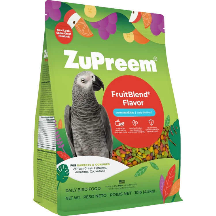 FruitBlend Flavor Medium & Large Parrot Food 10 lbs (4.54 kg ...